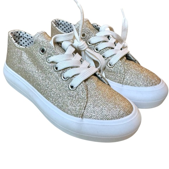 Cynthia Rowley | Shoes | Cynthia Rowley Gold Glitter Shoes Girls Sz 2 ...